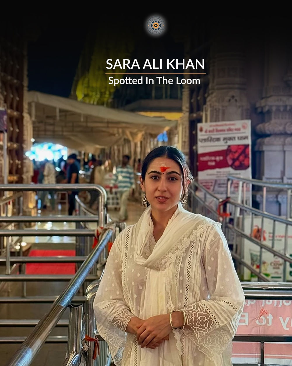 Sara Ali Khan Spotted in Chic Pilgrimage to Jai Baba Kashi Vishwanath