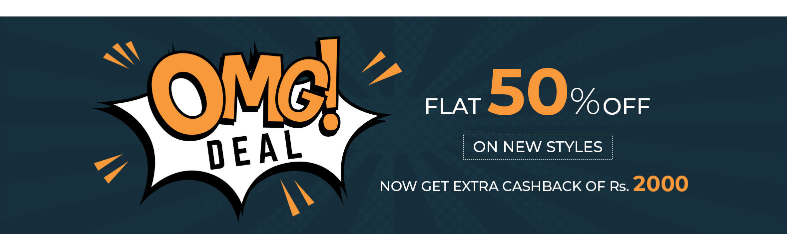 OMG Deals - Flat 50% Off - Women Fashion Deal | The Loom