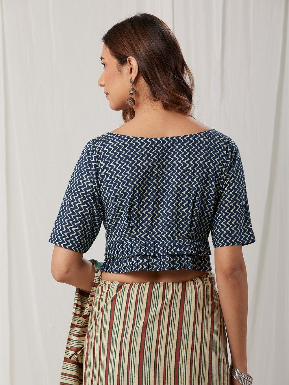Designer Blouses for Women- Buy Block Print Blouses for Women Online ...