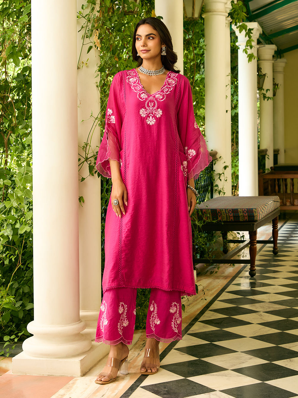 Buy Choga Style Suit Sets Online for Women | The Loom