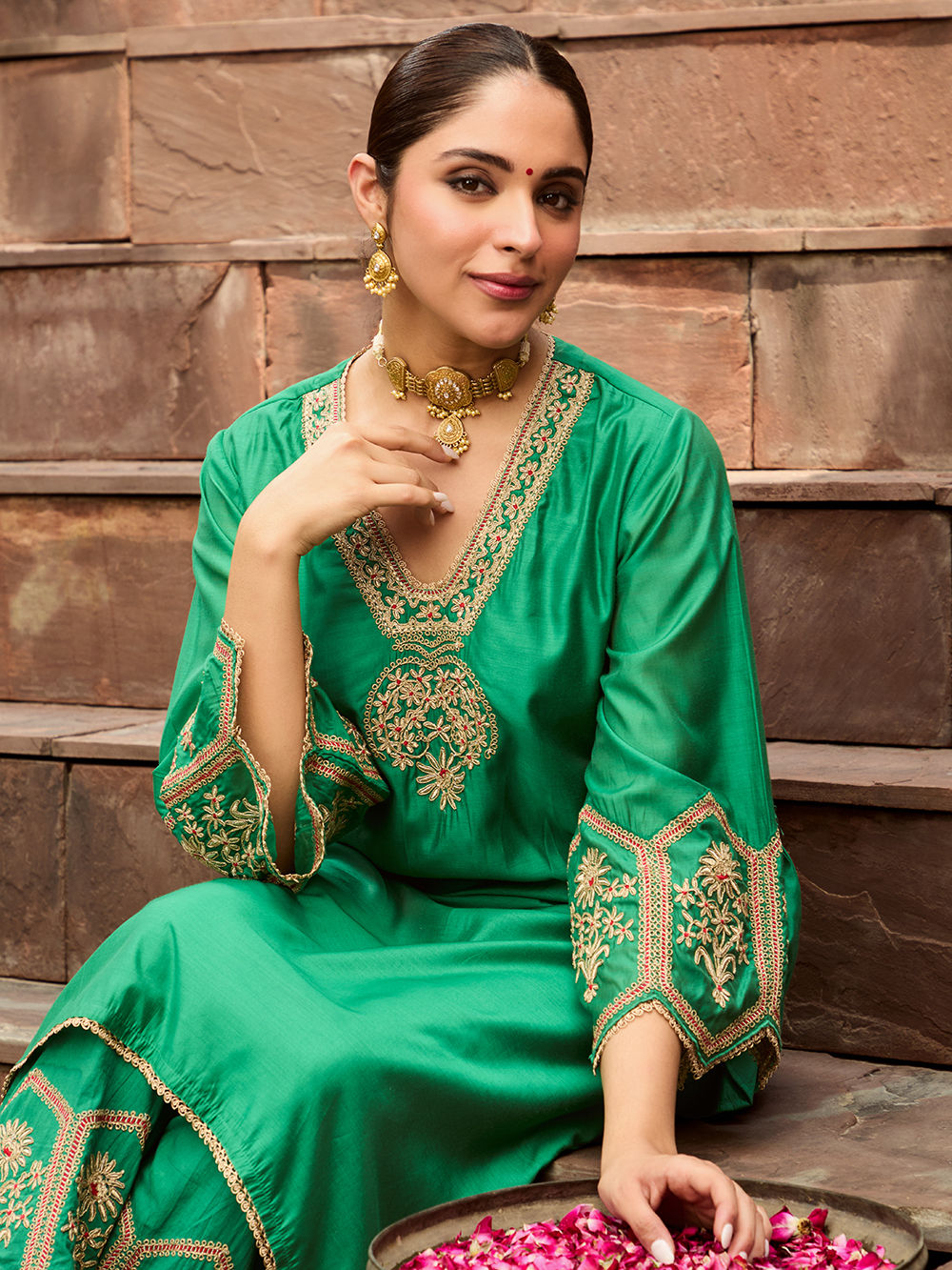 Teej Collection 2026 - Buy Festive Dresses Online | The Loom