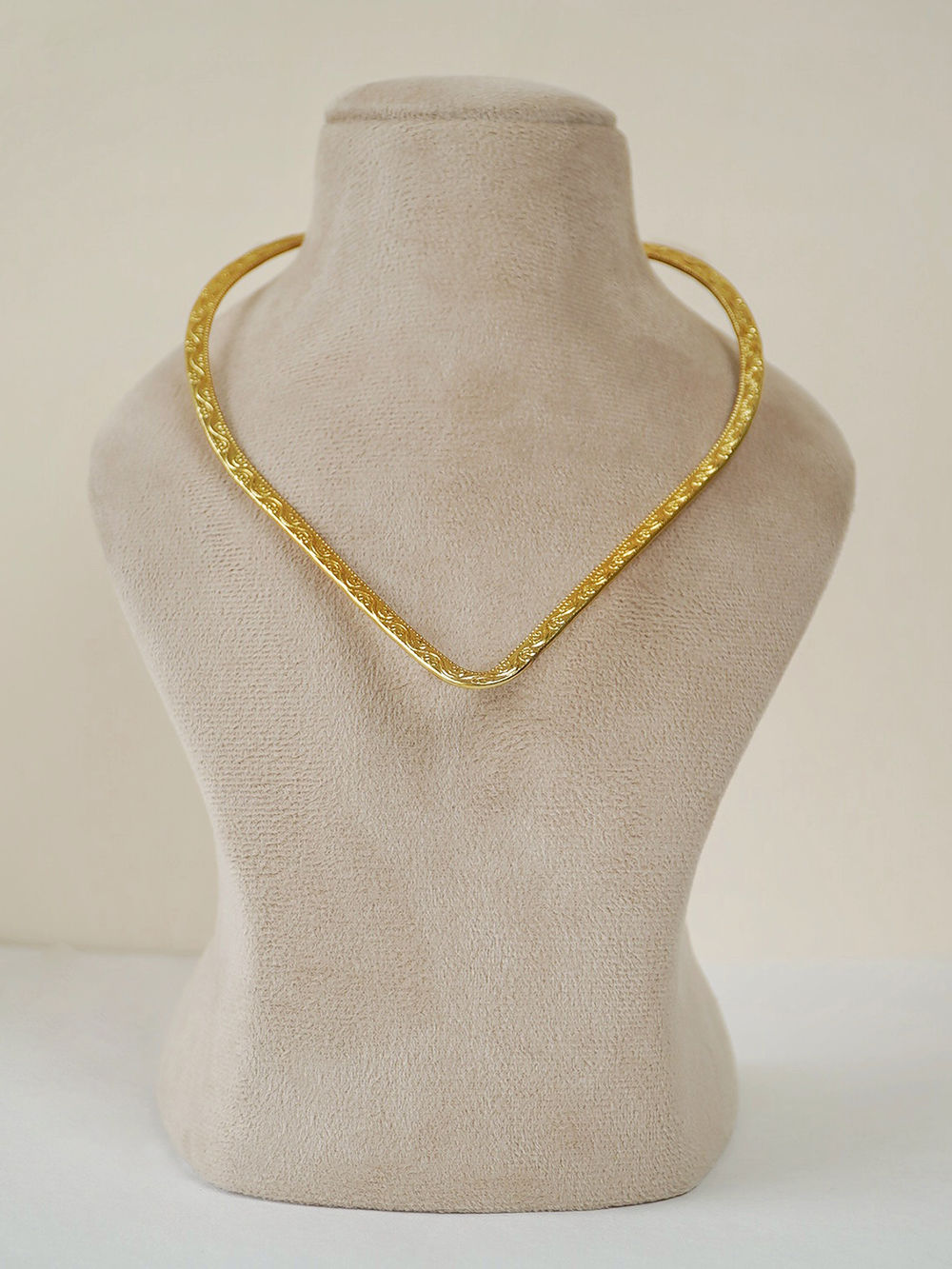 Gold Plated Handcrafted Brass Hasli