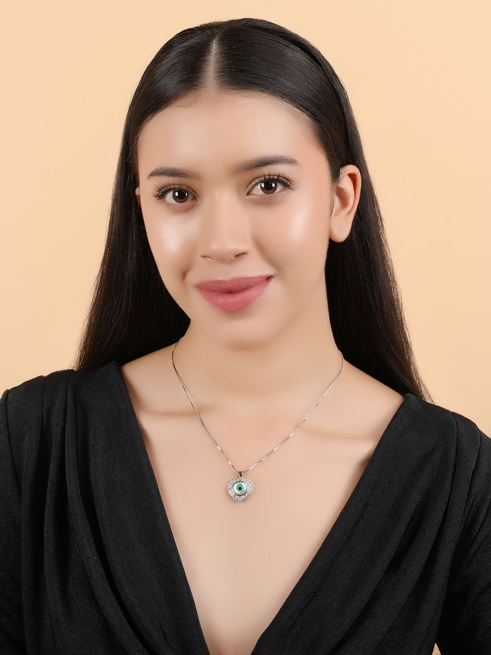 Gold Plated White Handcrafted Brass Necklace